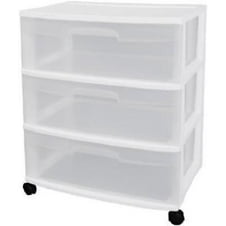 3 Drawer Plastic Storage