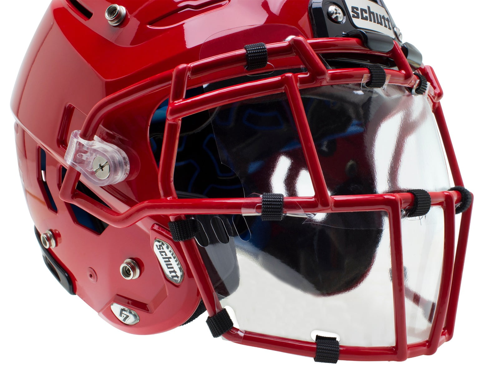 NEW, 3 Schutt Football Splash Shield Fits All Helmets Face Cover Shield ...