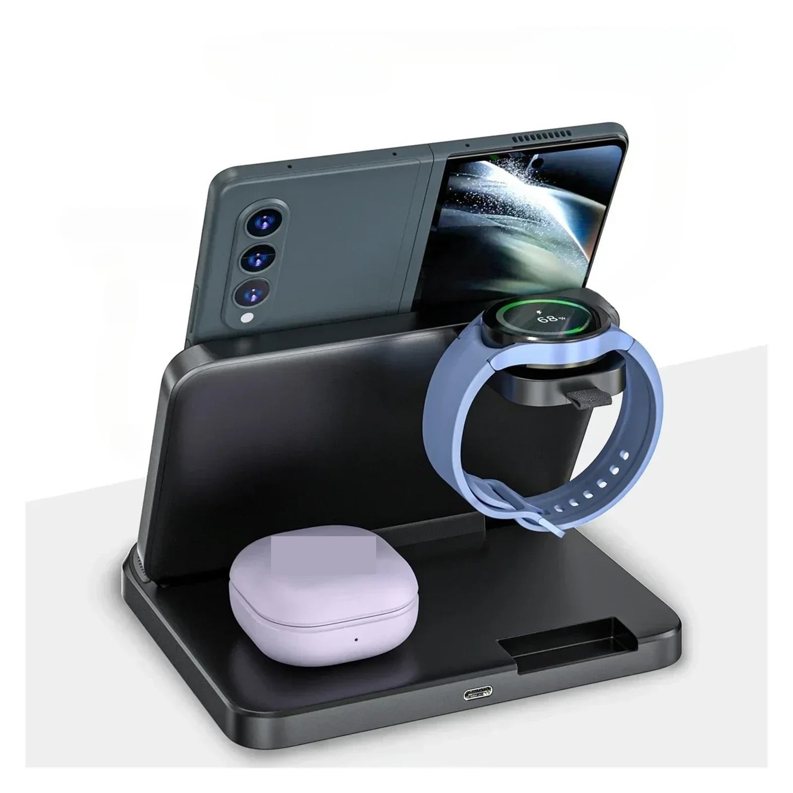 NEW 3 in 1 Wireless Charger for Z Fold 5 4 3 S23 Ultra Fast Charging Dock Station - Walmart.com