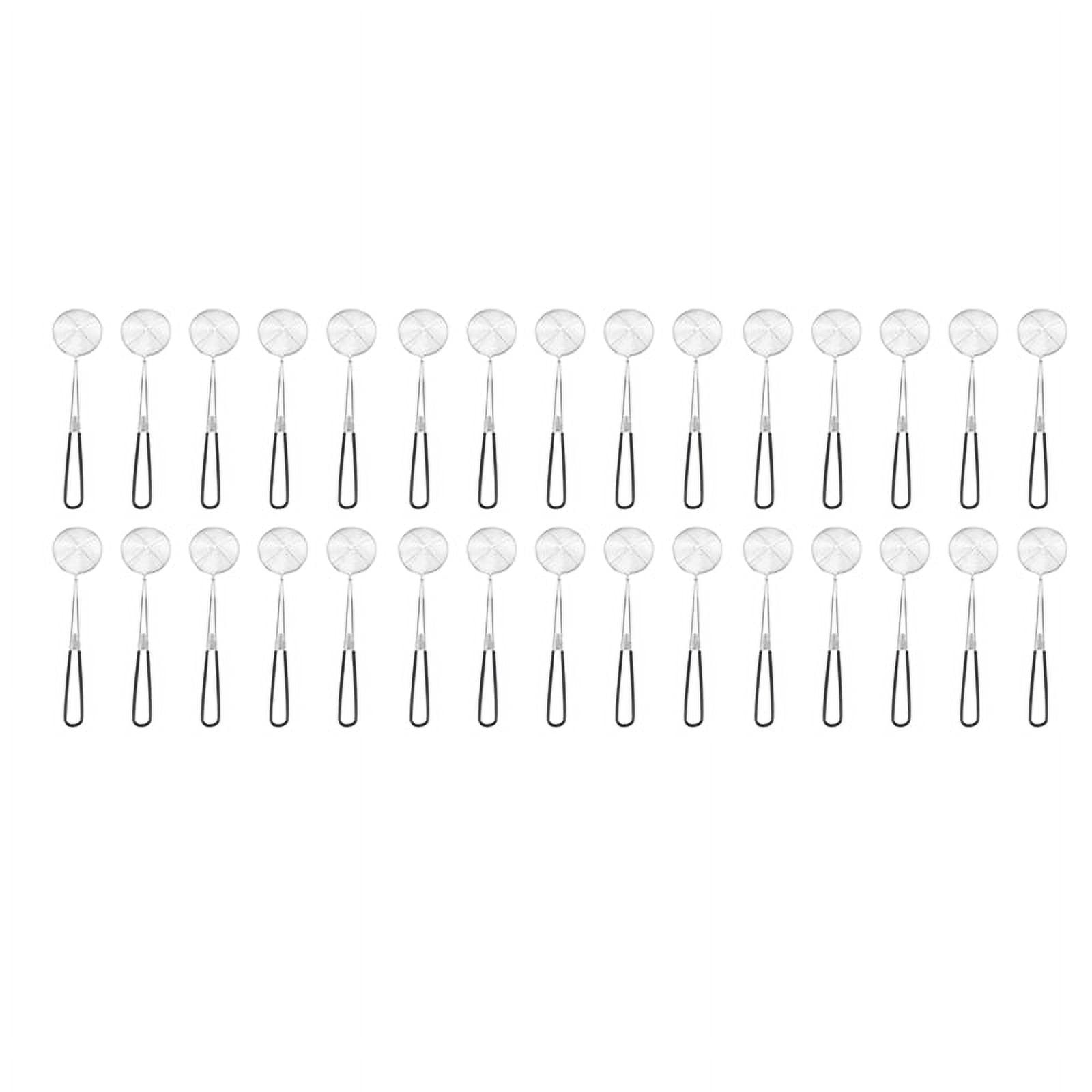 NEW 30 Pieces Hot Pot Strainer Scoops,Stainless Steel Spoons Mesh ...