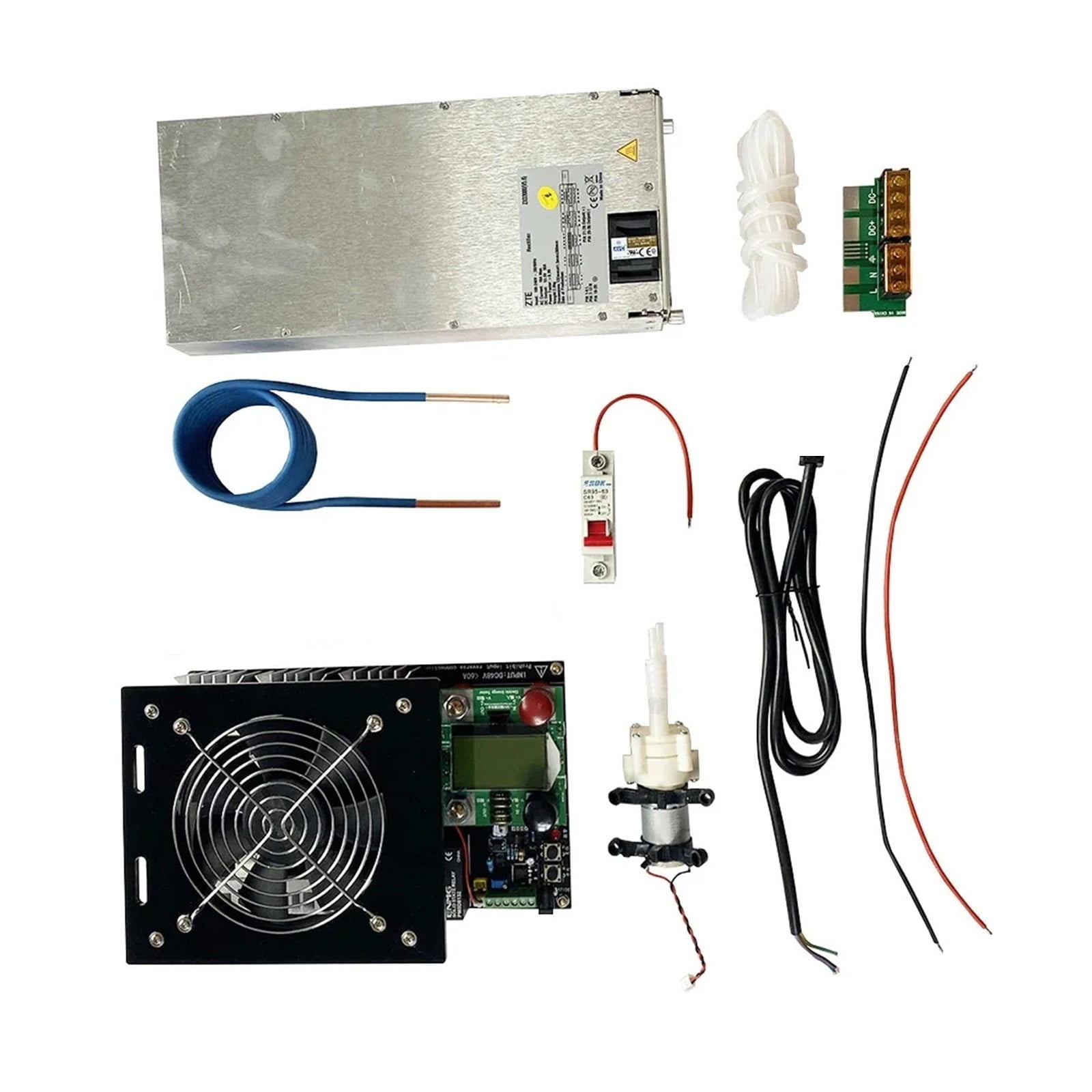 NEW 3000W ZVS Induction Heater Induction Heating PCB Board Heating ...