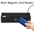 NEW 4-in-1 Multi Magnetic Card Reader EMV/ IC Chip/RFID/PSAM Reader ...