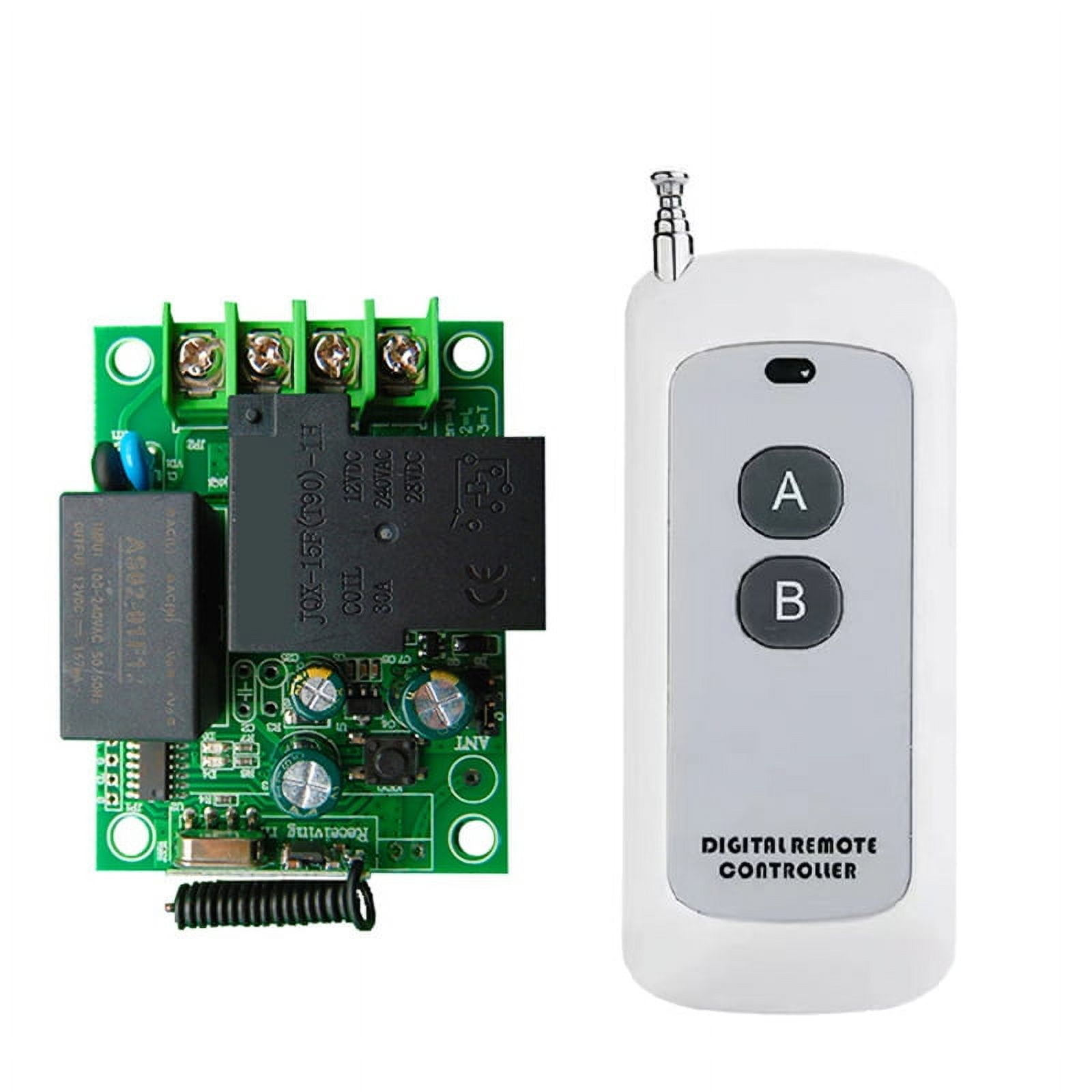 433MHz Universal Wireless Remote Control Switch AC220V Relay Module and ...