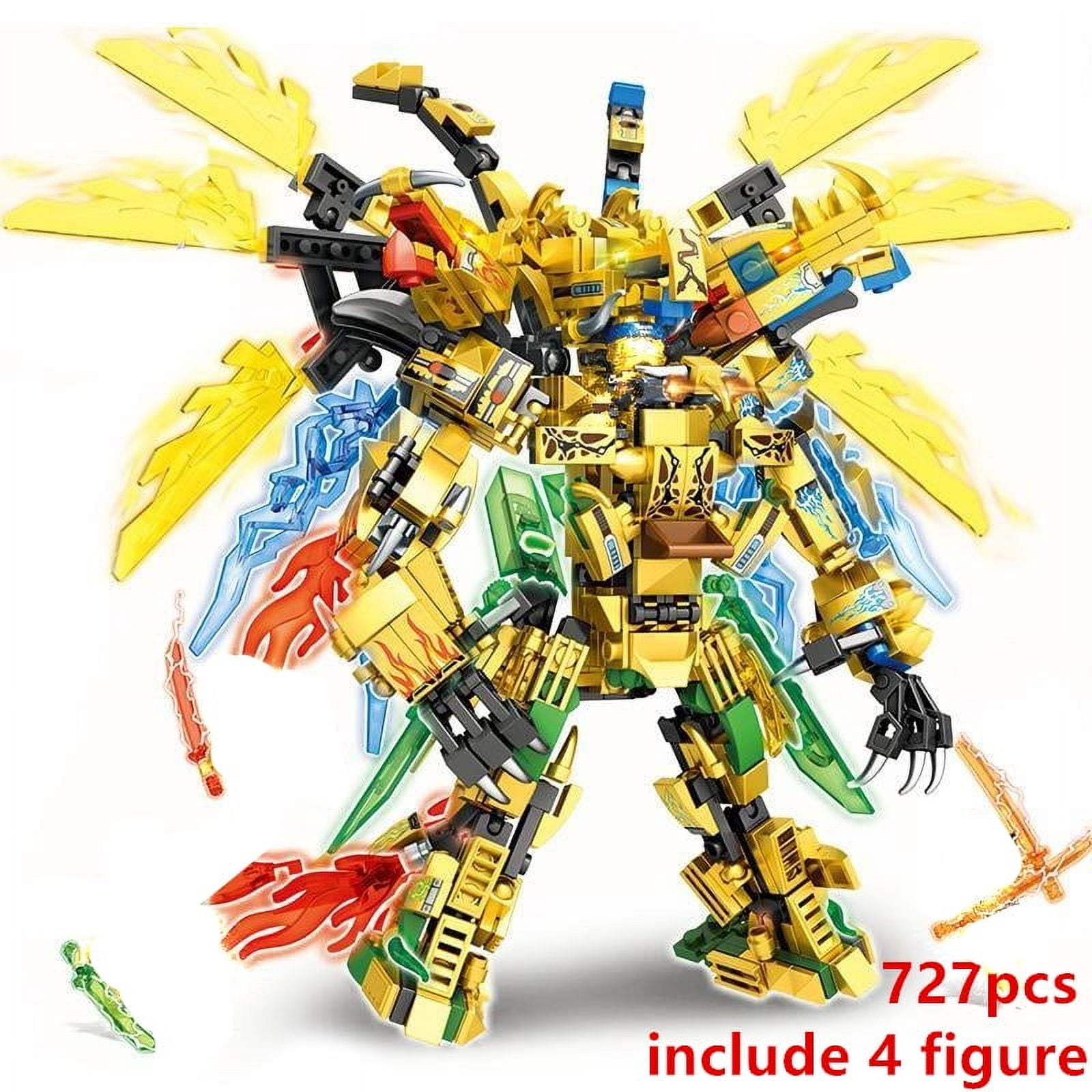 NEW 4in1 Series Golden Dark Bat Pterodactyl Dragon Season 15 Building ...