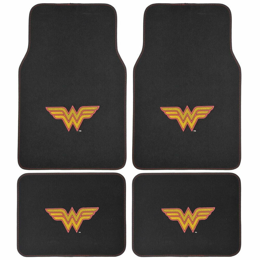 NEW 4pc Classic Wonder Woman Front Rear Back Car Truck SUV Van Carpet ...