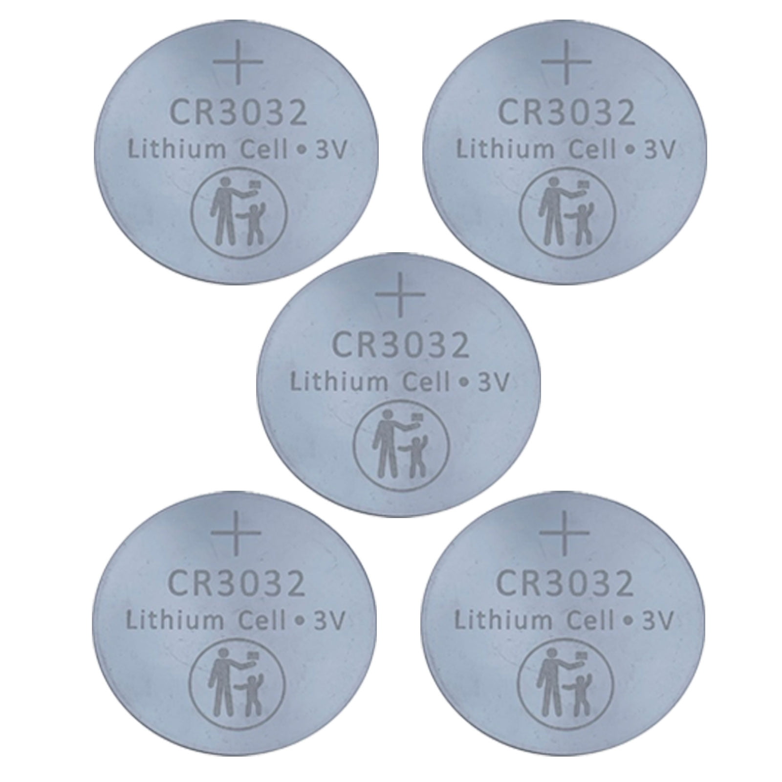NEW 5pc Lithium Cell Battery CR3032 Compatible with DL3032 BR3032 ...