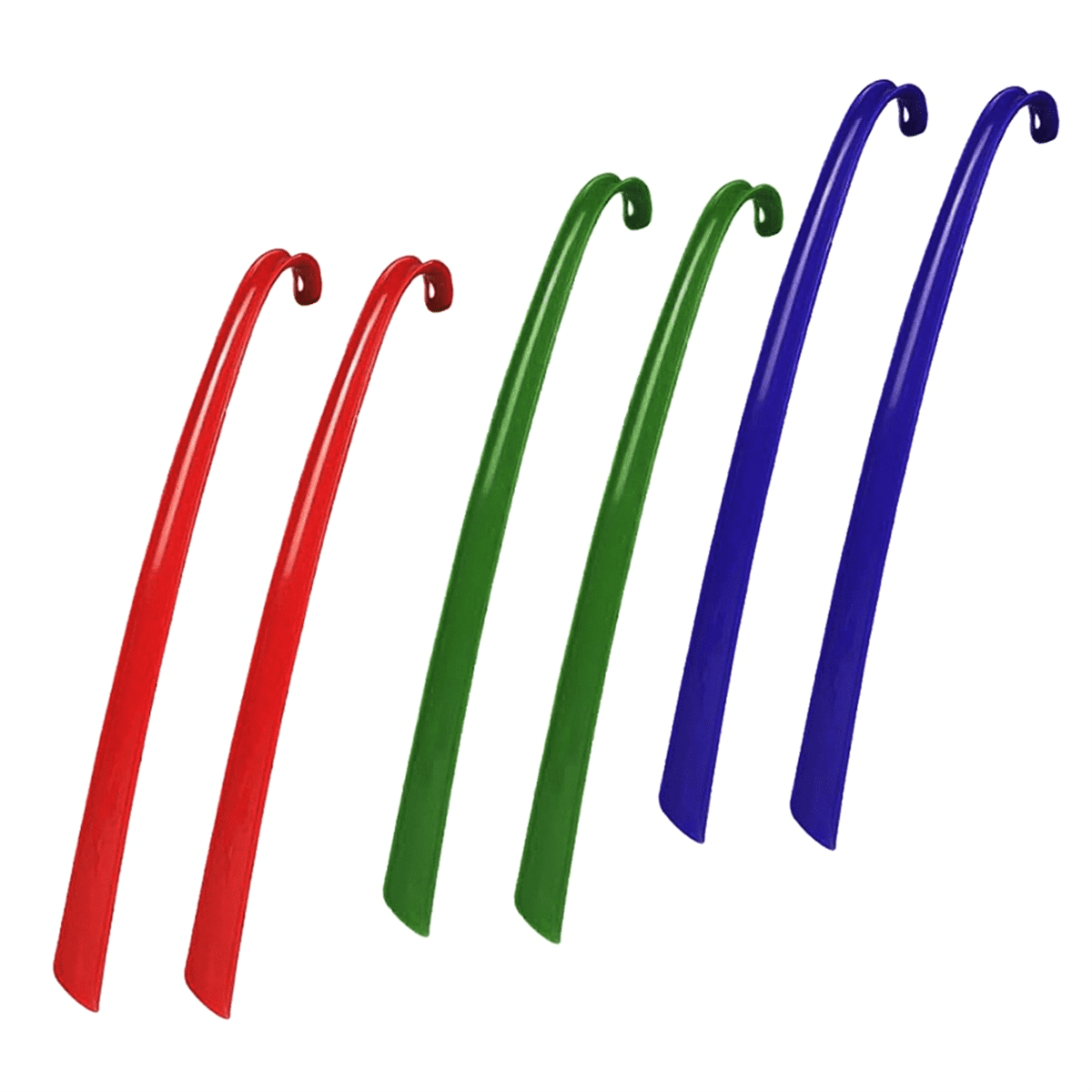 NEW 6 Pcs Hook Shoehorn Handle Shoe Helpers to Put on Your Shoes ...