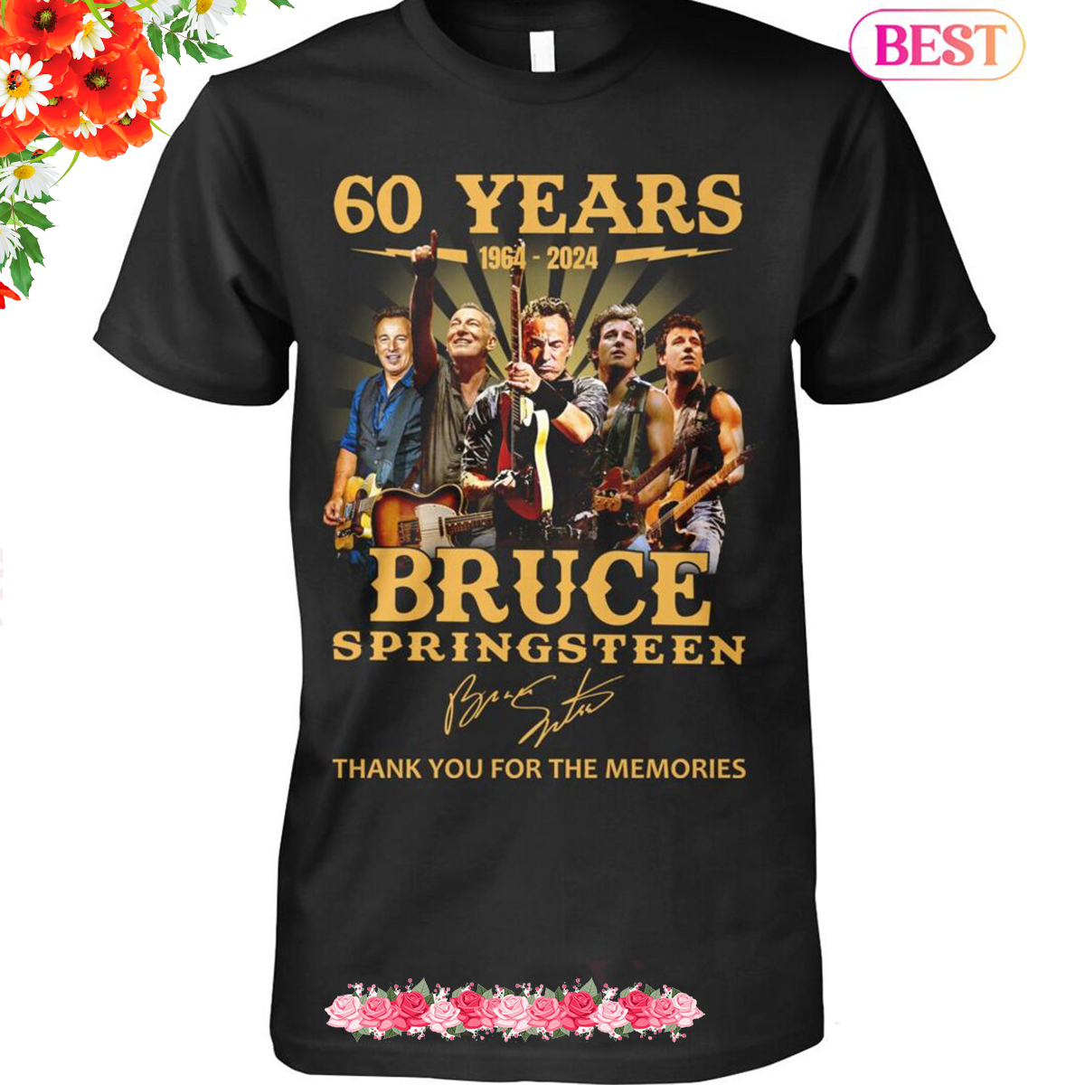 NEW 60 Years 1964-2024 Bruce Springsteen Thank You For The Memoreis ...