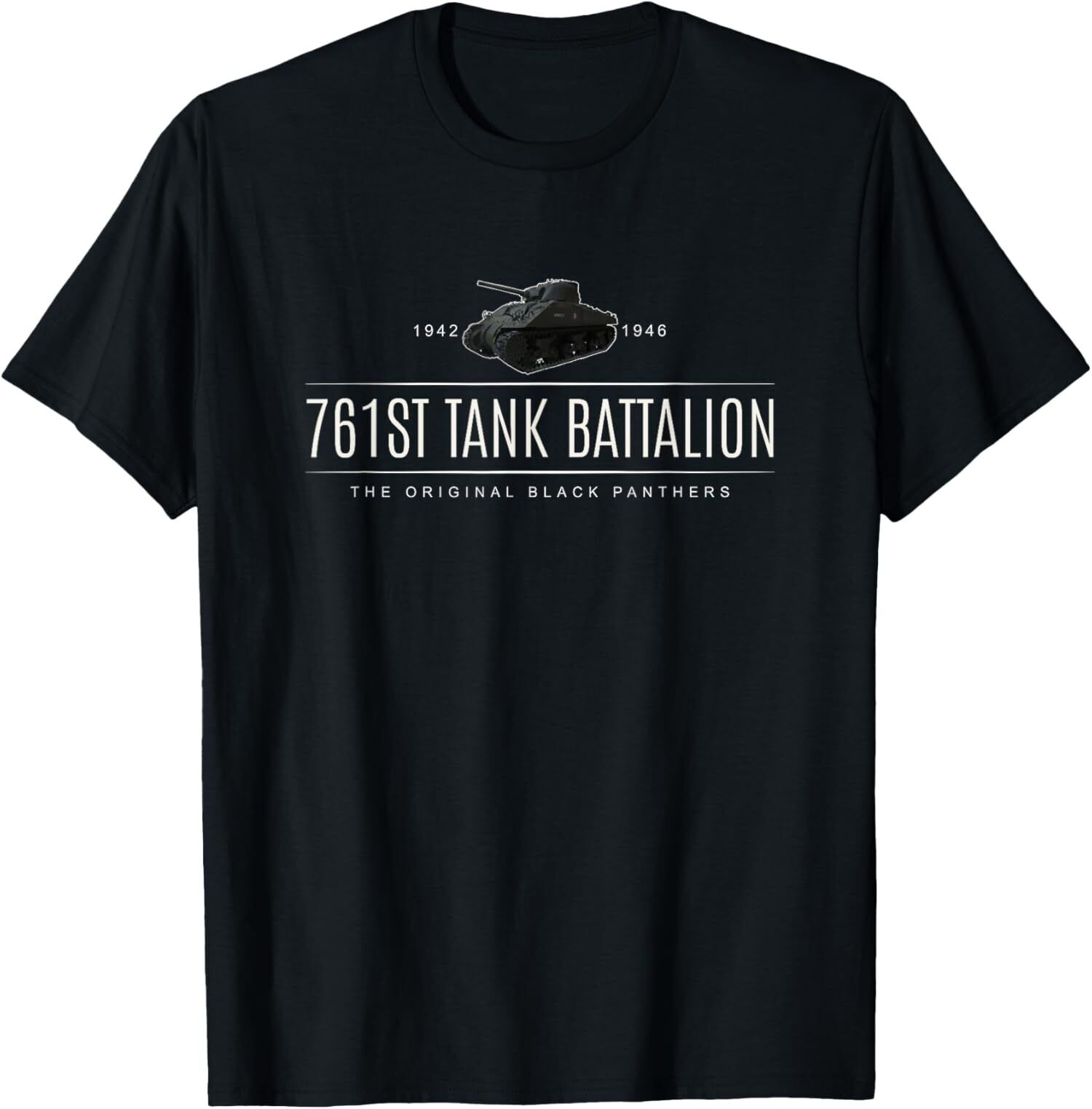 NEW 761st Tank Battalion Emblem - Black Panthers WW2 T-Shirt - Walmart.com