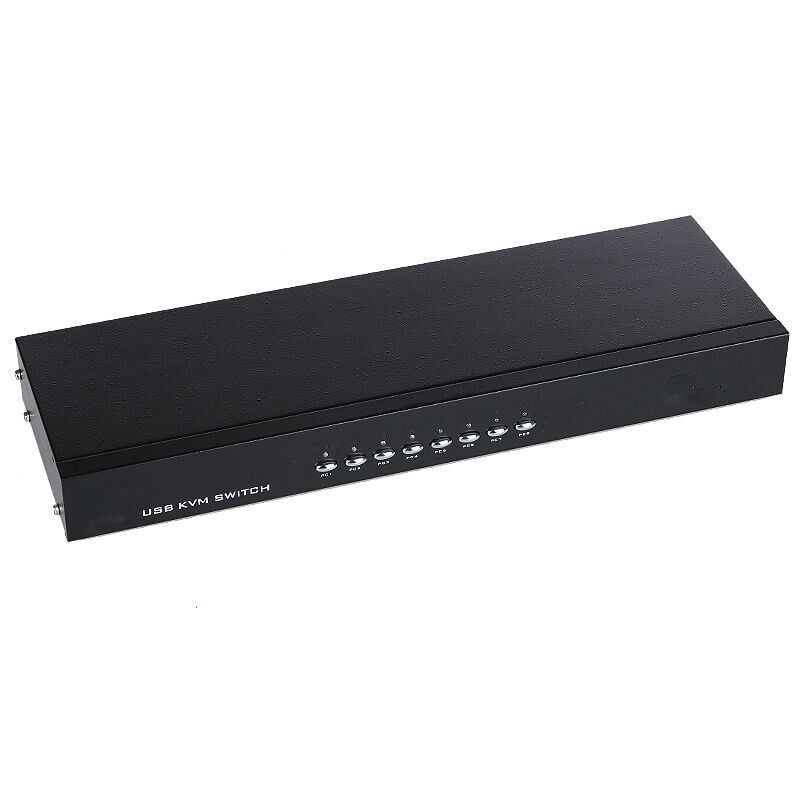 NEW 8 Port USB KVM VGA Switch with 8 Set Cable For Mouse Keyboard ...