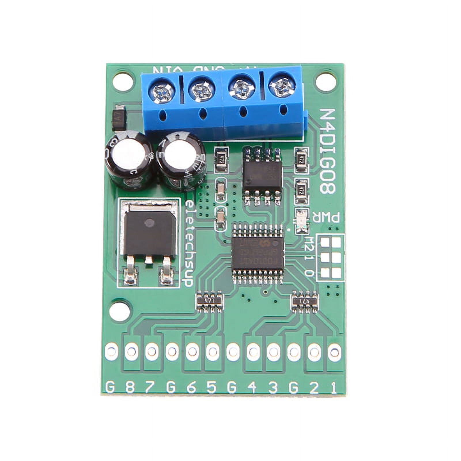 NEW 8Ch Input/Output Digital Switch TTL LvTTL CMOS RS485 IO Control Module Modbus Rtu Board for ...
