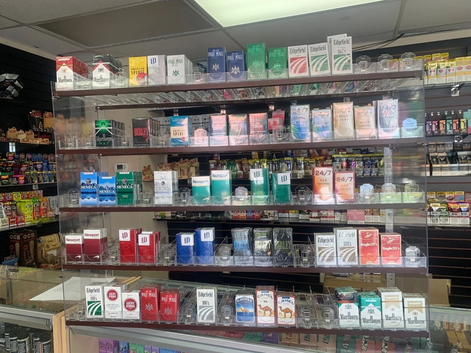 NEW 990 Cigarette Box Display Case Push Tray Commercial Retail Tobacco ...