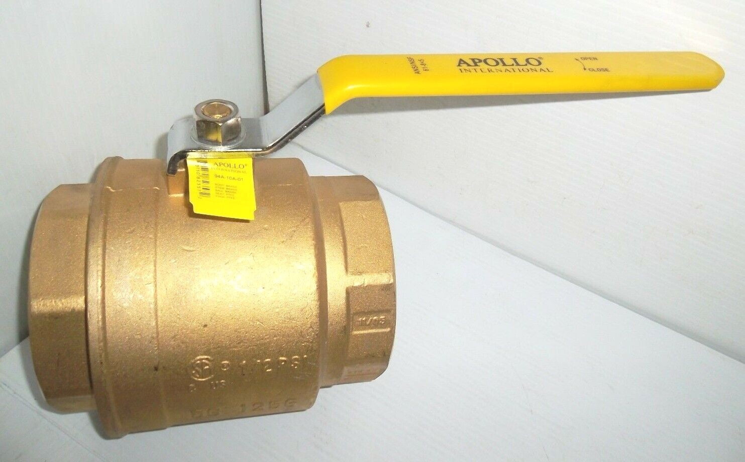 ⭐NEW⭐APOLLO 94A-10A-01 4" FULL PORT BRONZE/BRASS INLINE BALL VALVE ...