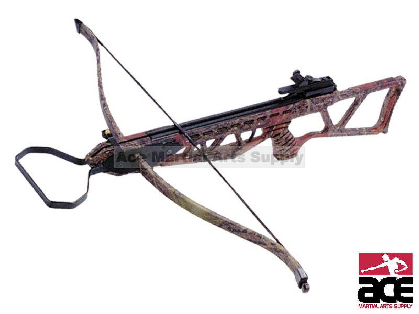NEW ARCHERY HUNTING 185 FPS CAMO BOW Gun 120 LB CROSSBOW w/ ARROWS ...