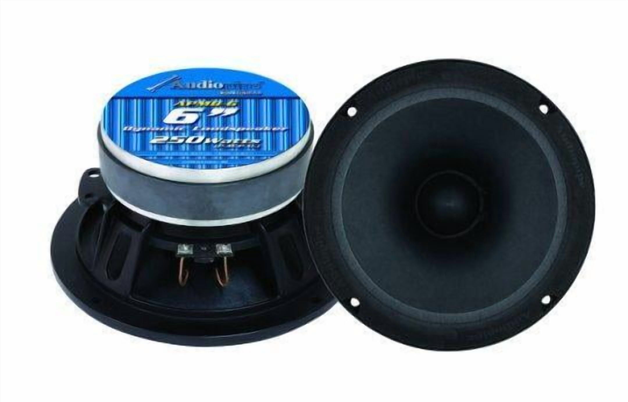Audiopipe APMB-6-C 6" 250W 8-Ohm Low/Mid Frequency Loudspeaker Stereo ...