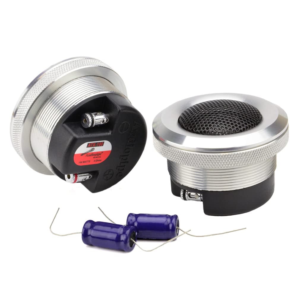 Audiopipe 1" Aluminum Titanium Tweeter (sold In Pairs)100w 4ohm ...