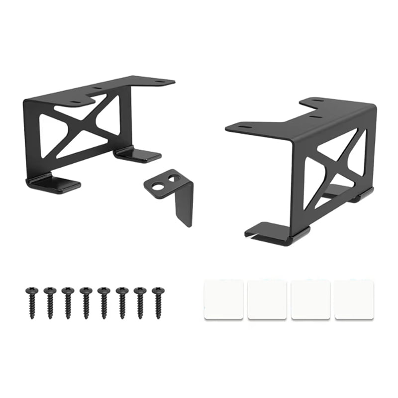 TOP! Adjustable Secure Rack Gaming Console Organizers Under Desk ...