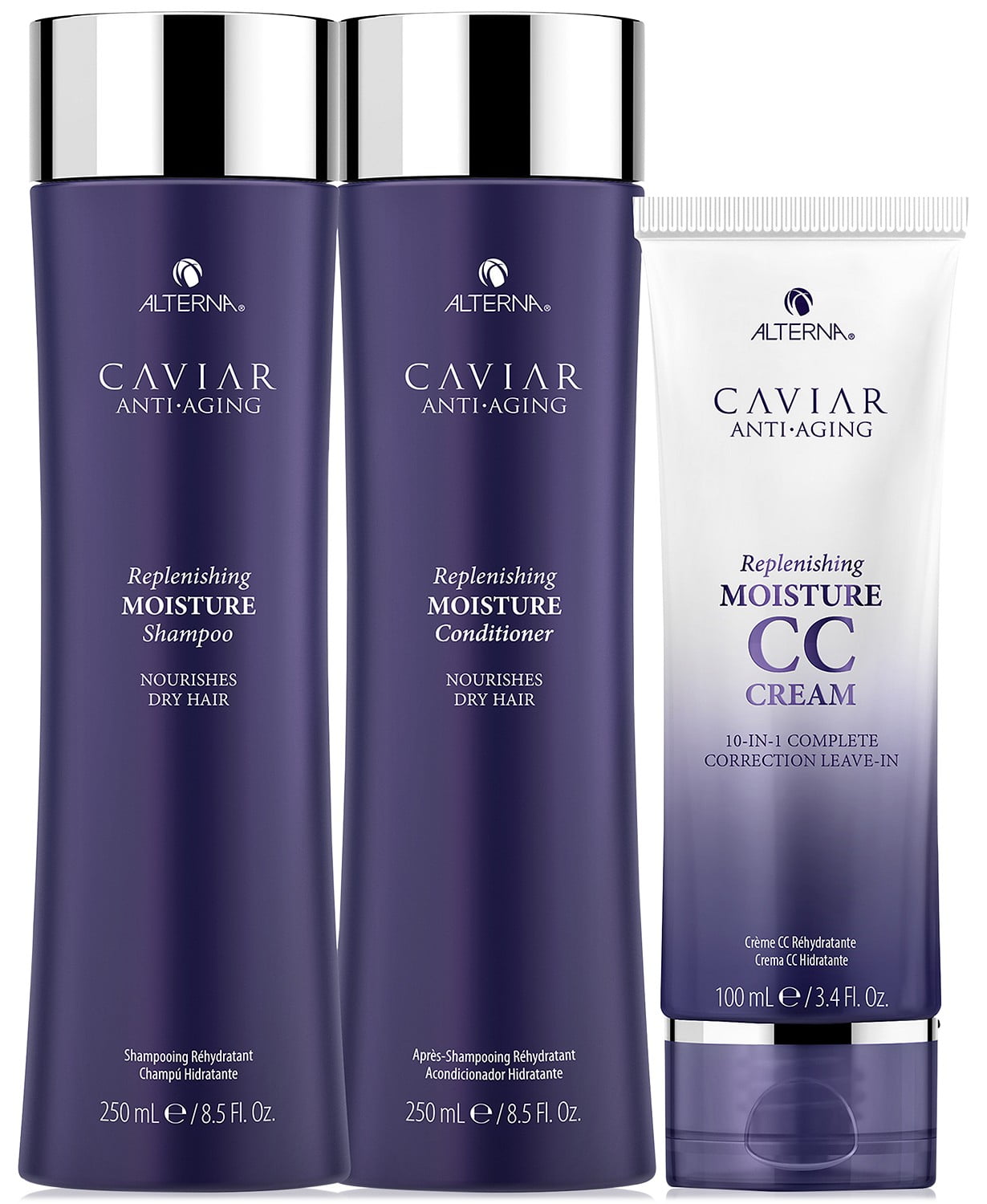 Alterna CAVIAR Anti-Aging Replenishing Moisture Trio Kit, NEW - Walmart.com