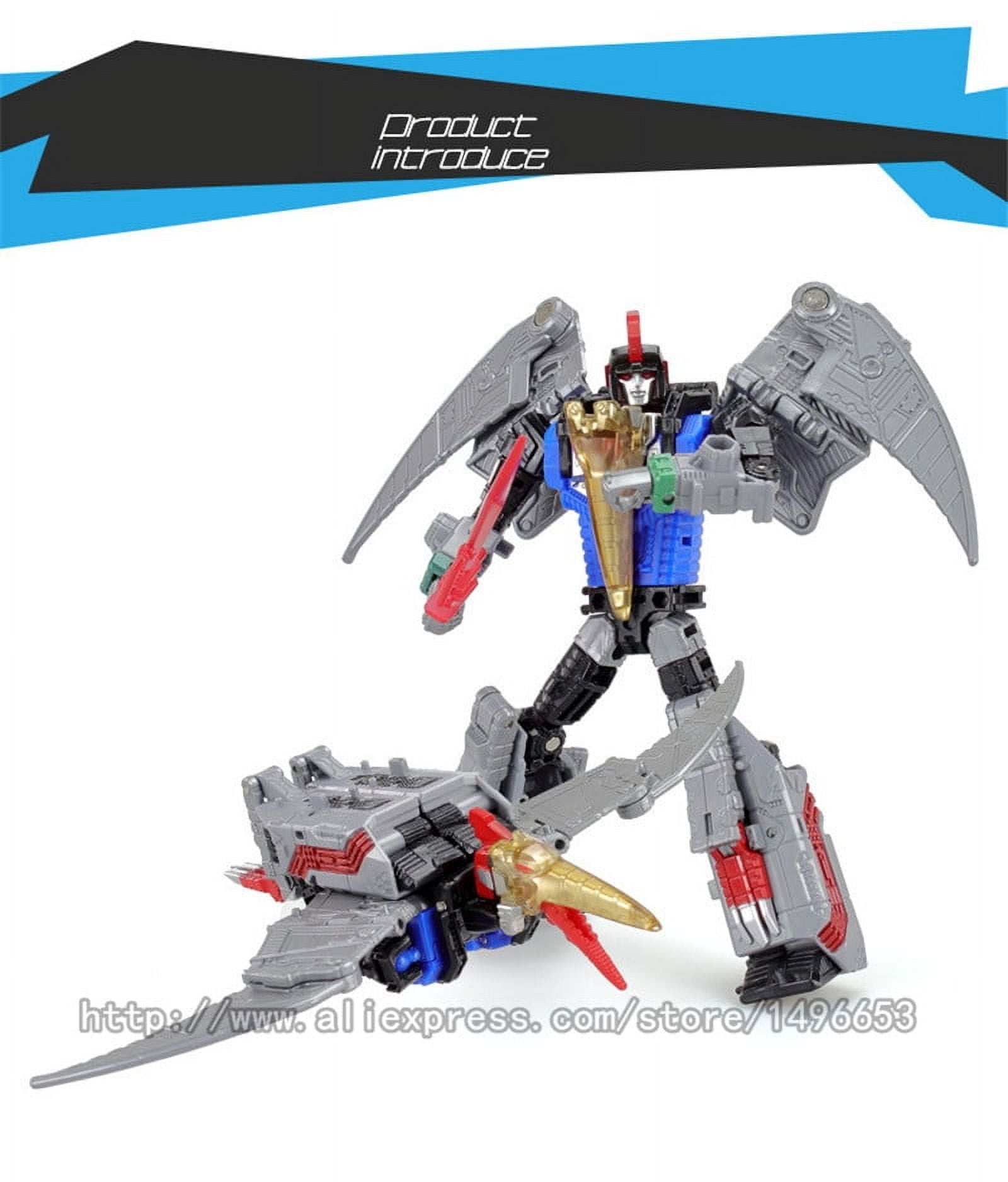 NEW Arrive G1 KO Transformation Toys 5 IN 1 Action Figure Classic Dinosaur Robot Model Kids ...