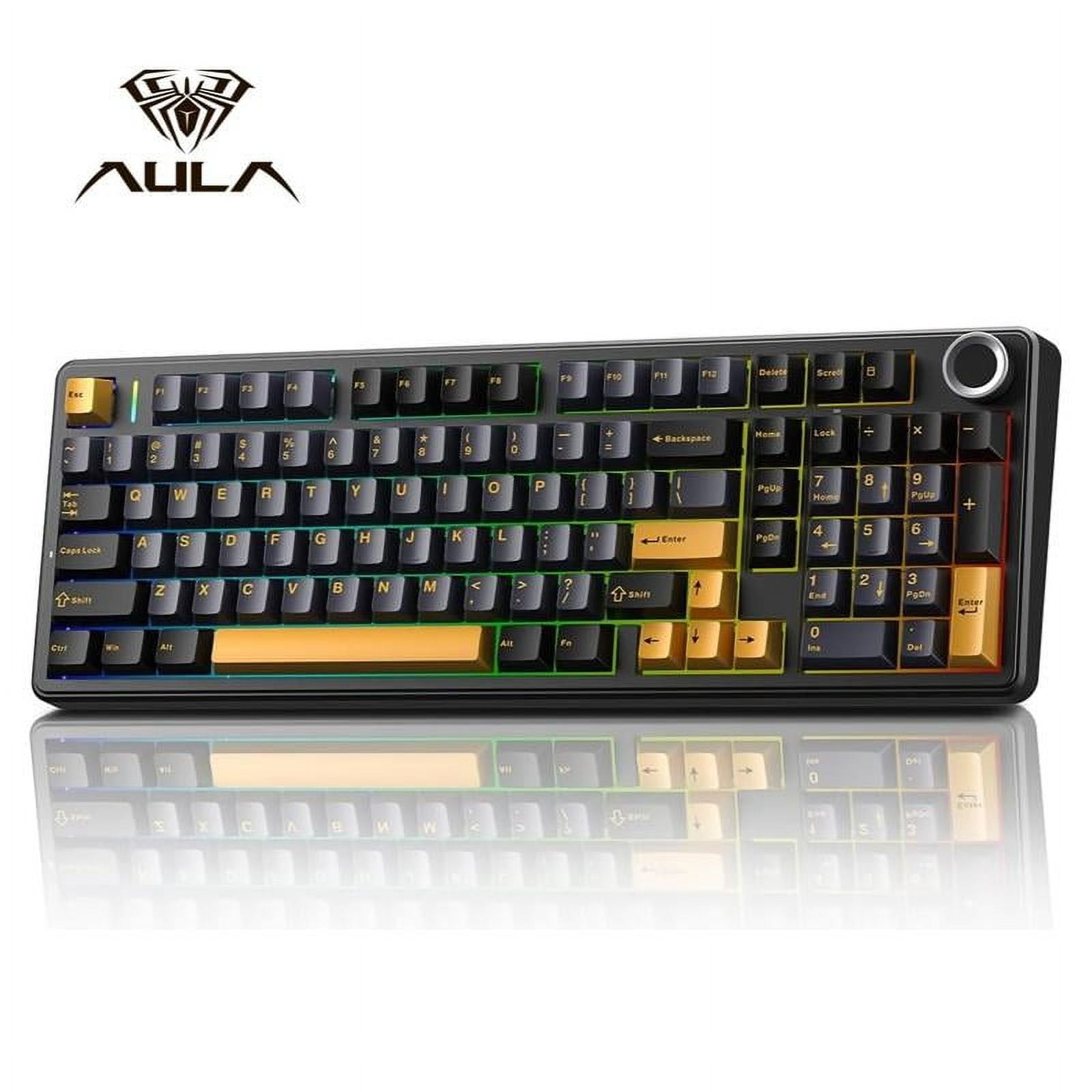 (NEW)Aula F99 Pro Mechanical Keyboard, Hot Swappable Custom Gaming ...