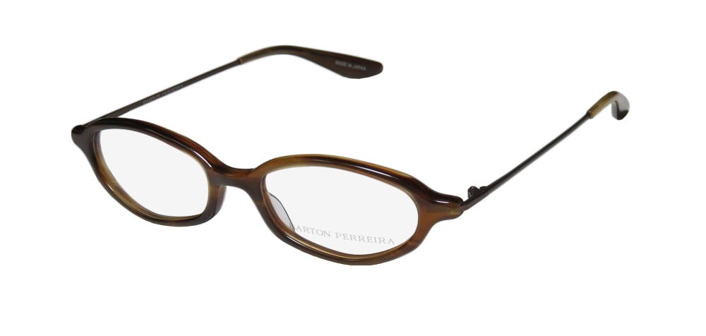 NEW BARTON PERREIRA JULIETTE WOMENS/LADIES CAT EYE FULL-RIM AMBER BROWN ...