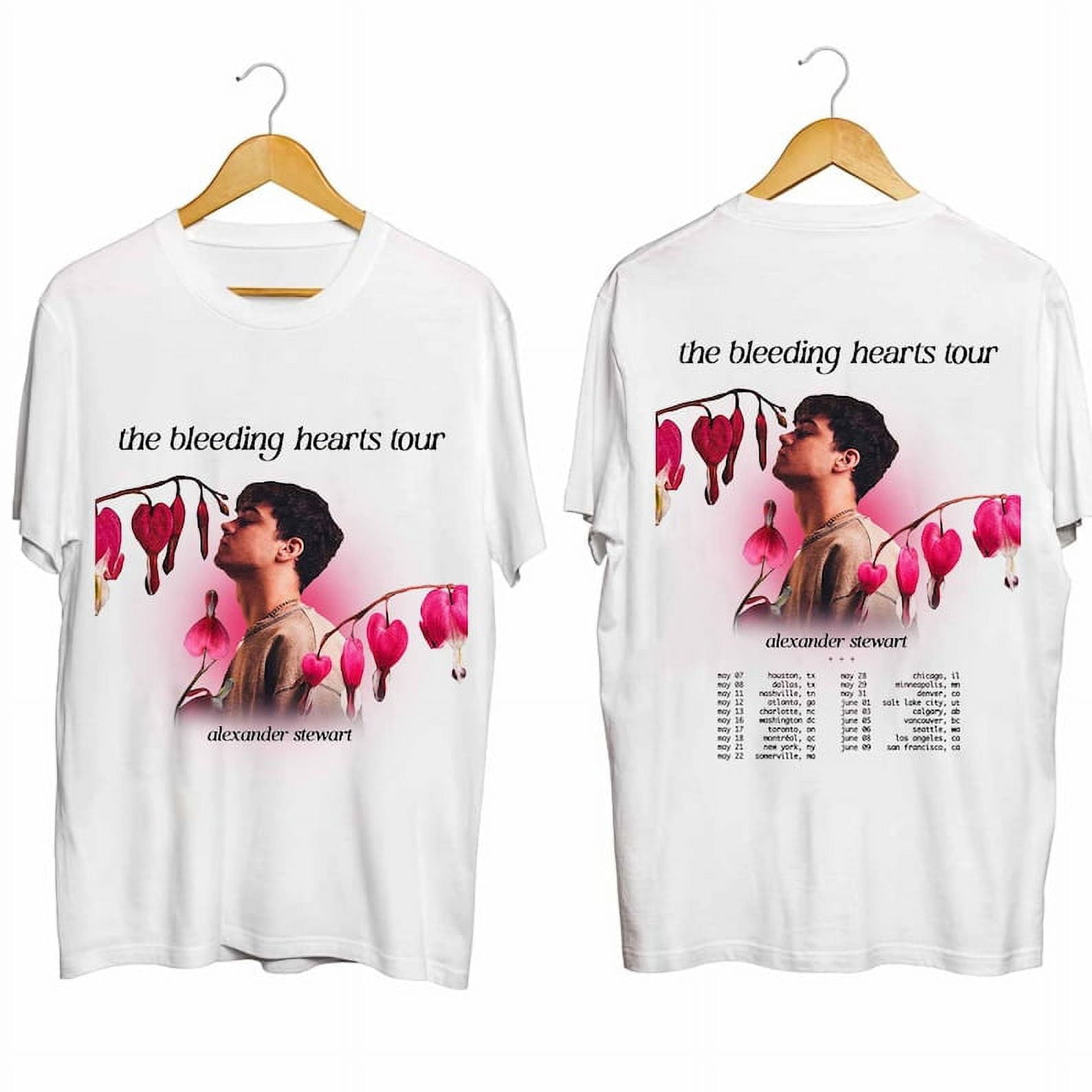 NEW BRAND Alexander Stewart - The Bleeding Hearts Tour 2024 Shirt ...