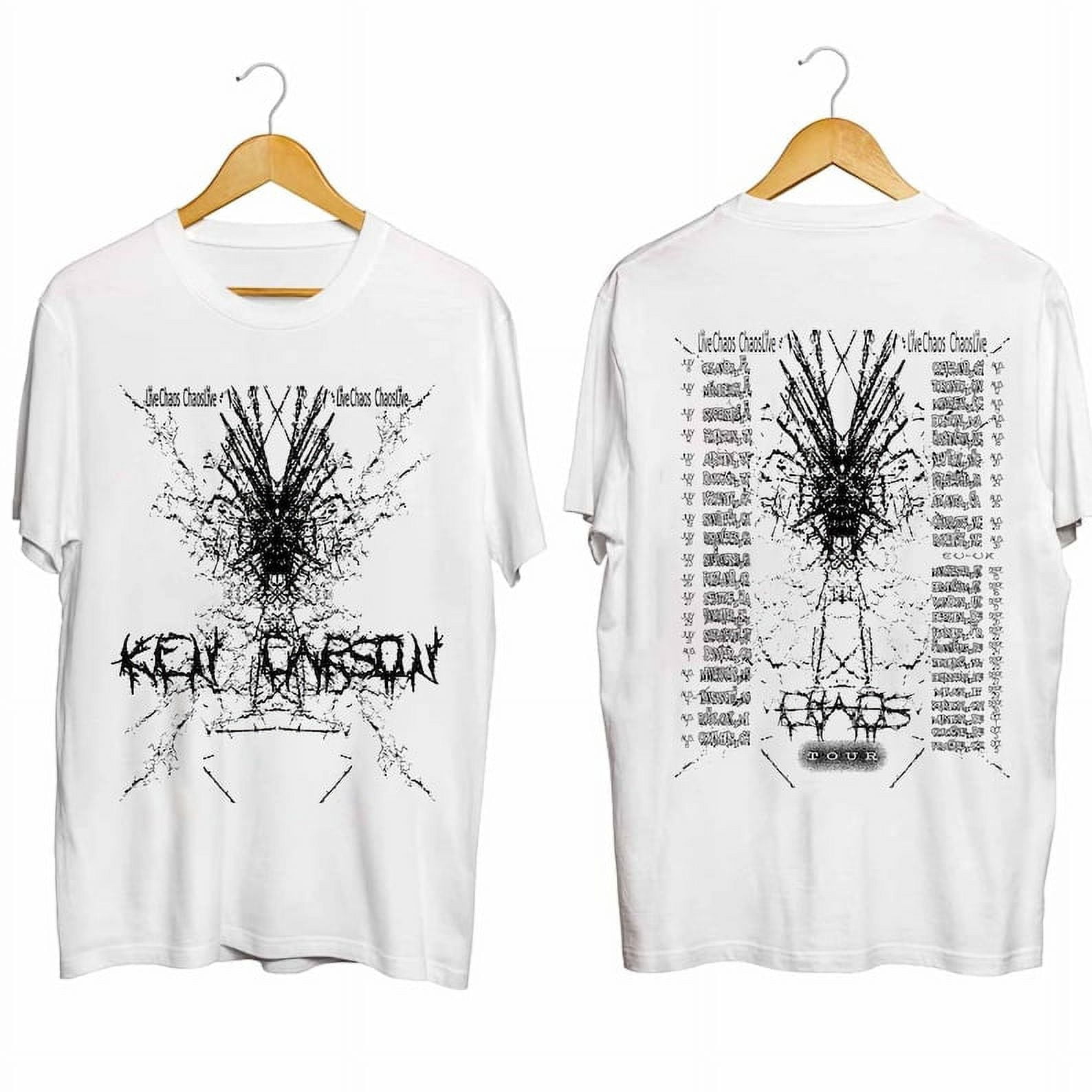 NEW BRAND Ken Carson - Chaos World Tour 2024 Shirt, Ken Carson Rap Tee, Ken Carson Chaos Tour ...