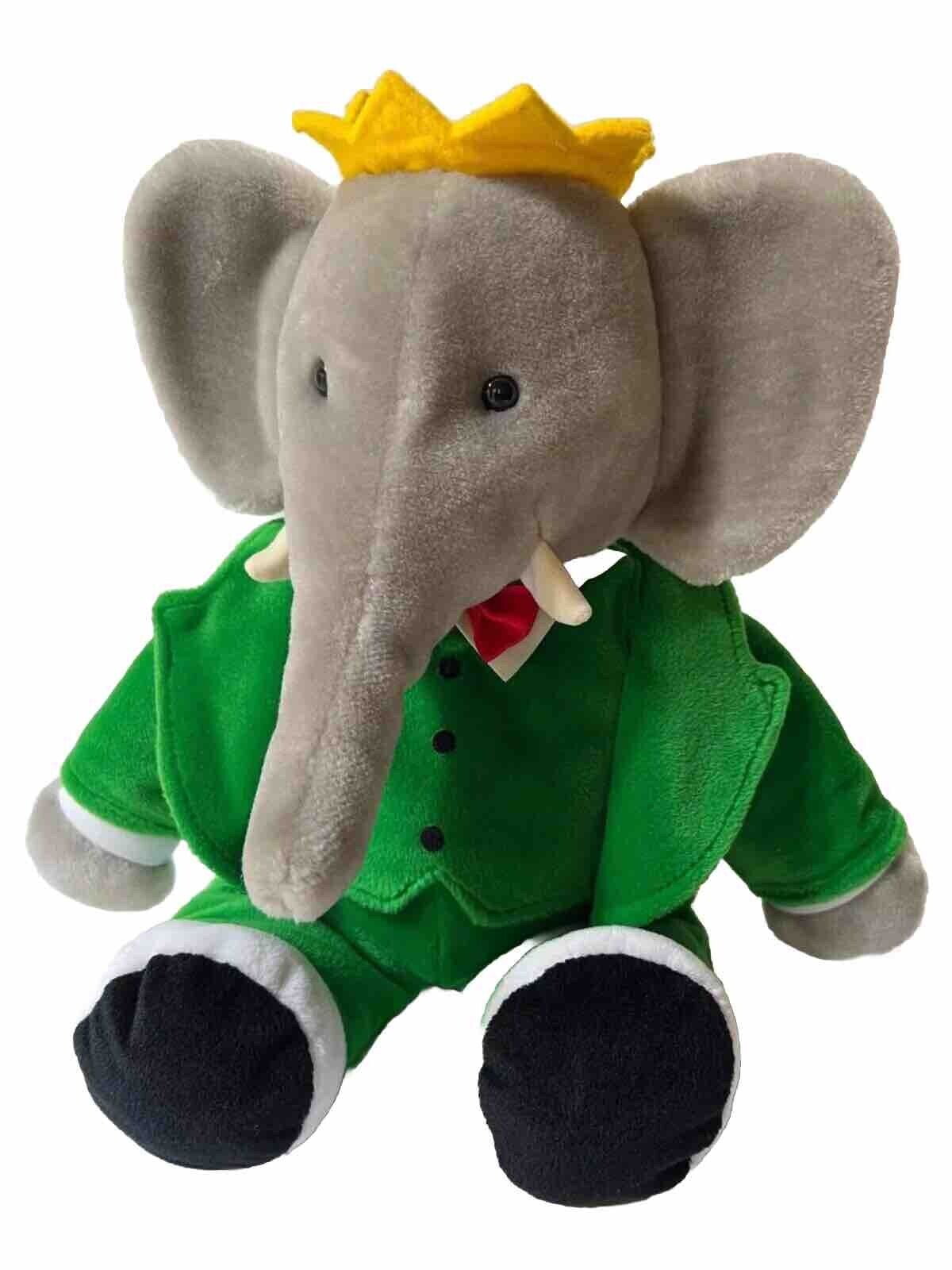 NEW - Babar The Elephant 14” Stuffed Plush Soft Animal Rare Doll ...