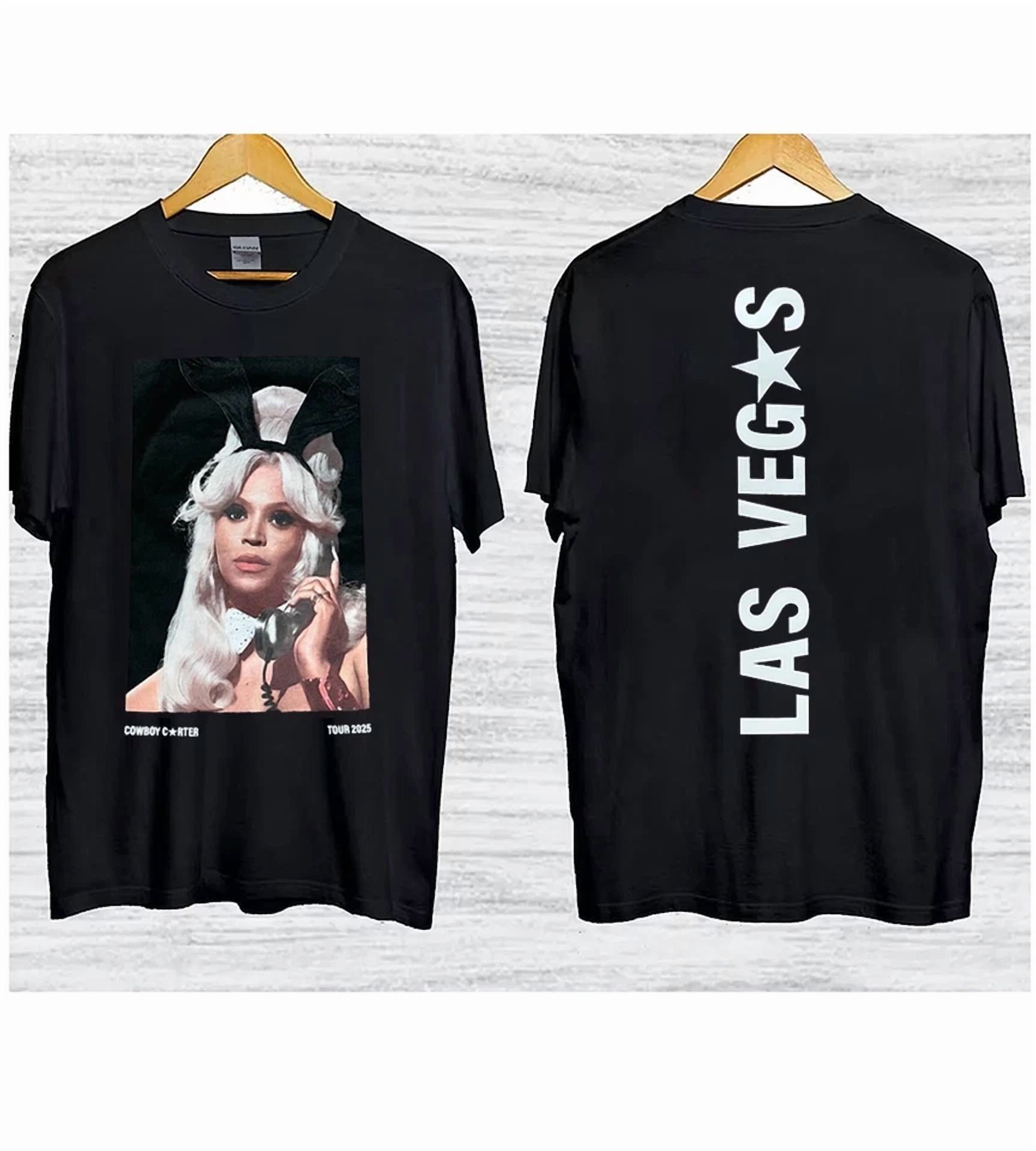NEW!!! Beyonce Las Vegas Merch Cowboy Carter Tour 2025 reprint T-Shirt ...