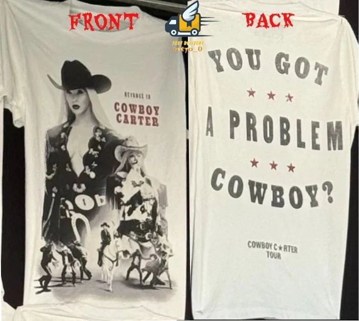 NEW! Beyonce Merch Cowboy Carter Tour 2025 Houston, TX Exclusive Tshirt ...