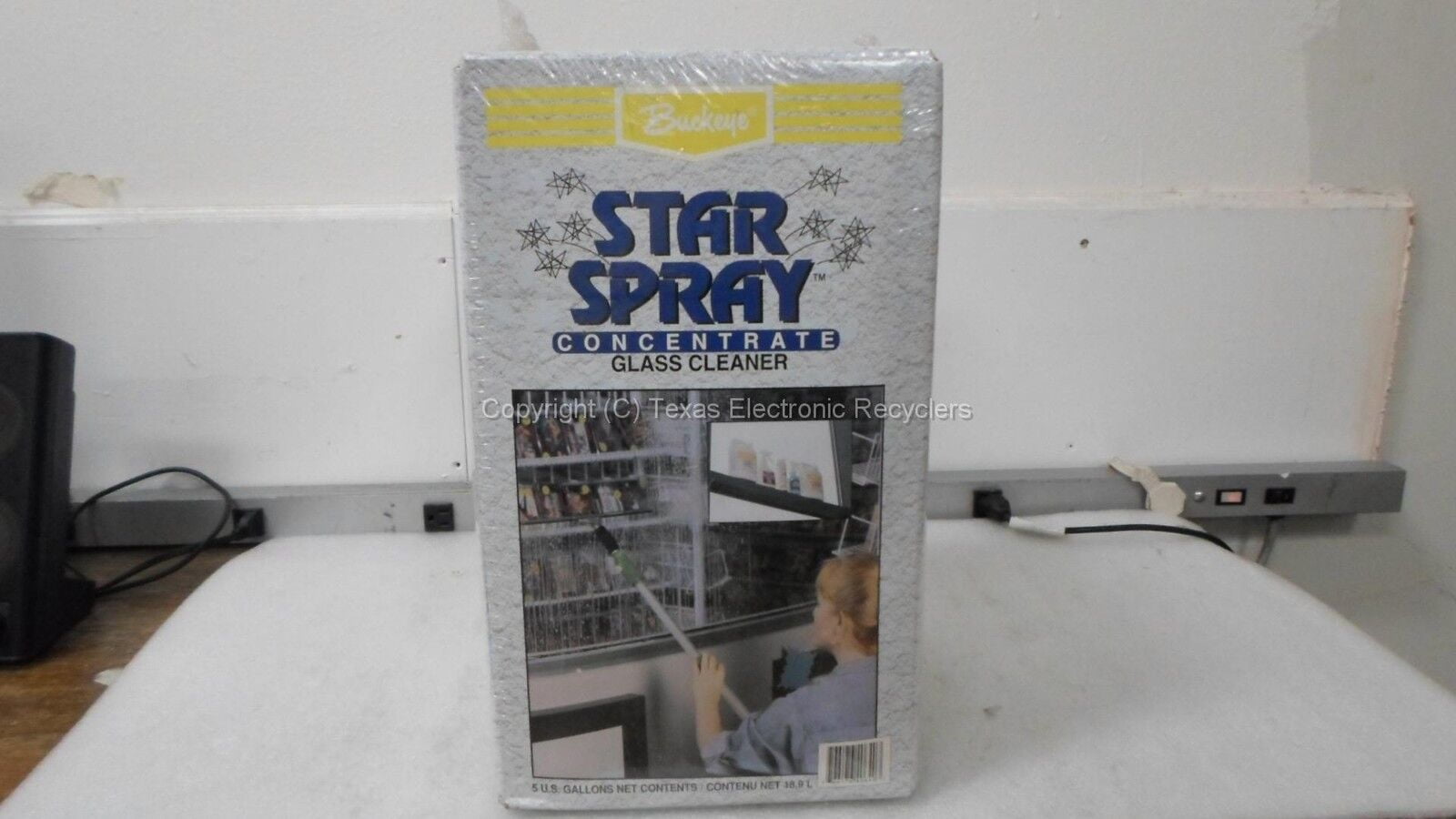 NEW - Buckeye Star Spray Concentrate Glass Cleaner 5 U.S. Gallons Net ...
