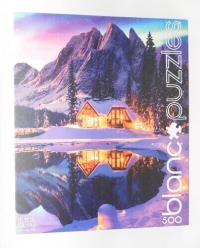 NEW Buffalo Games Blanc Puzzles Northern Lights Woods 500 Pieces ...
