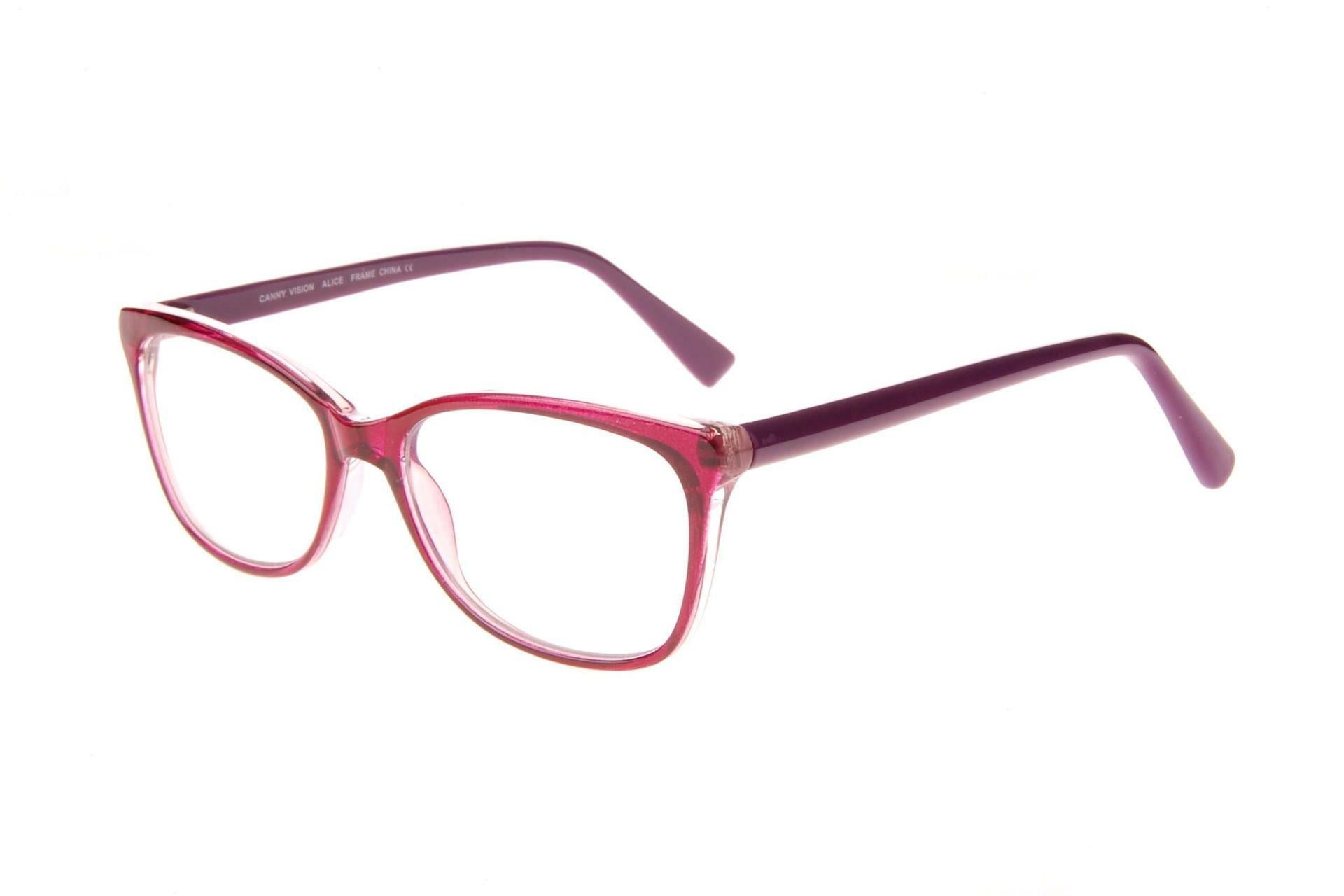 NEW CANNY VISION Purple ALICE Eyeglasses 52mm with Case - Walmart.com
