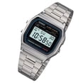 NEW CASIO Retro Classic Unisex Digital Steel Bracelet Watch A158WA-1YES ...