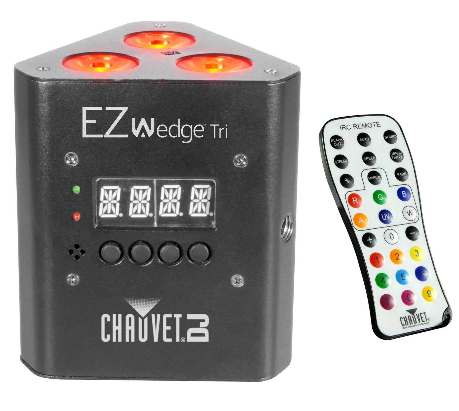 NEW! CHAUVET EZWedge Tri DJ Tri-Color Dimmable LED Light Effect w/ IRC ...