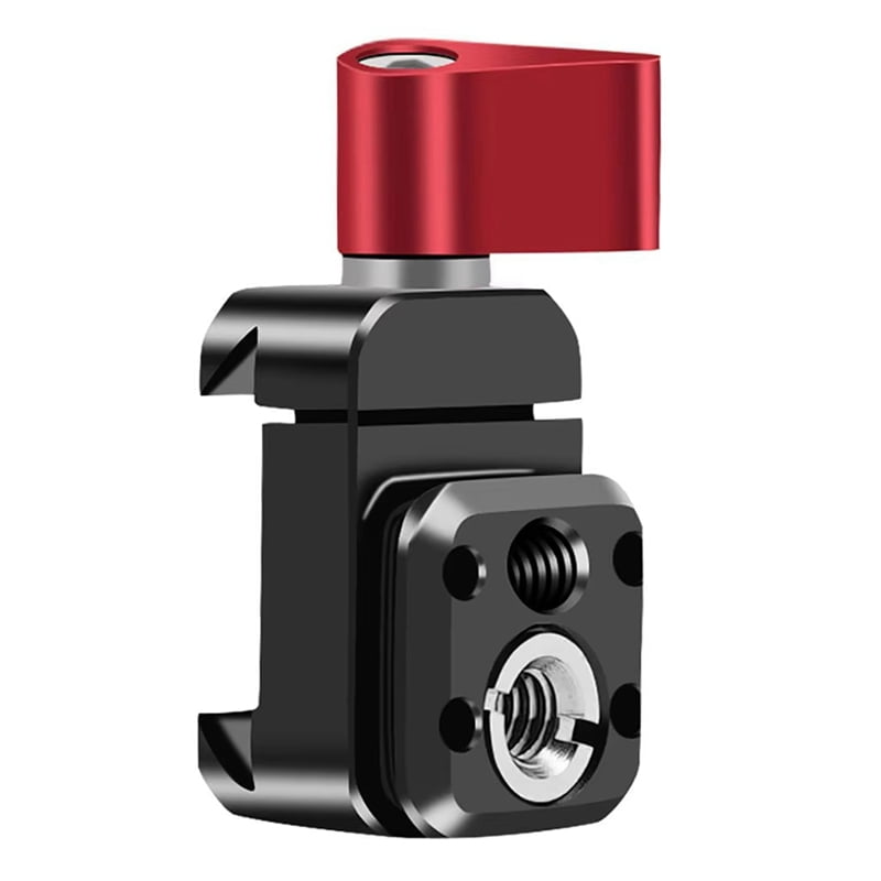 NEW Camera Clamp Quick Release Rail Clip Mount 1/4 3/8 Hole for 20mm ...