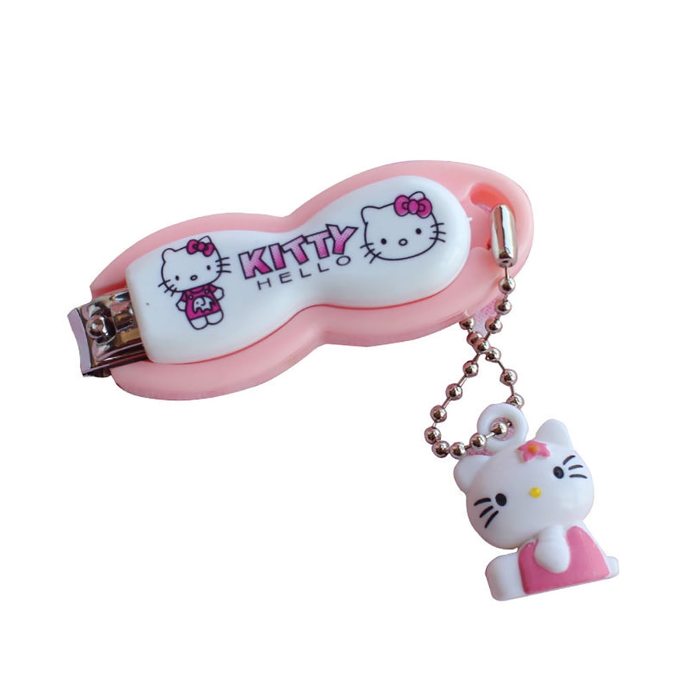 NEW Cartoon Hello Kitty Portable Nail Clipper, Mini Anti-splash Nail ...