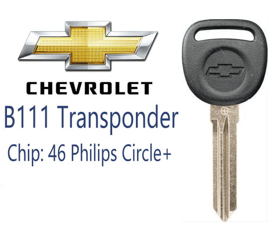 NEW Chevrolet HHR 2006-2011 B111 - PT Transponder Chip Key (46) Circle ...