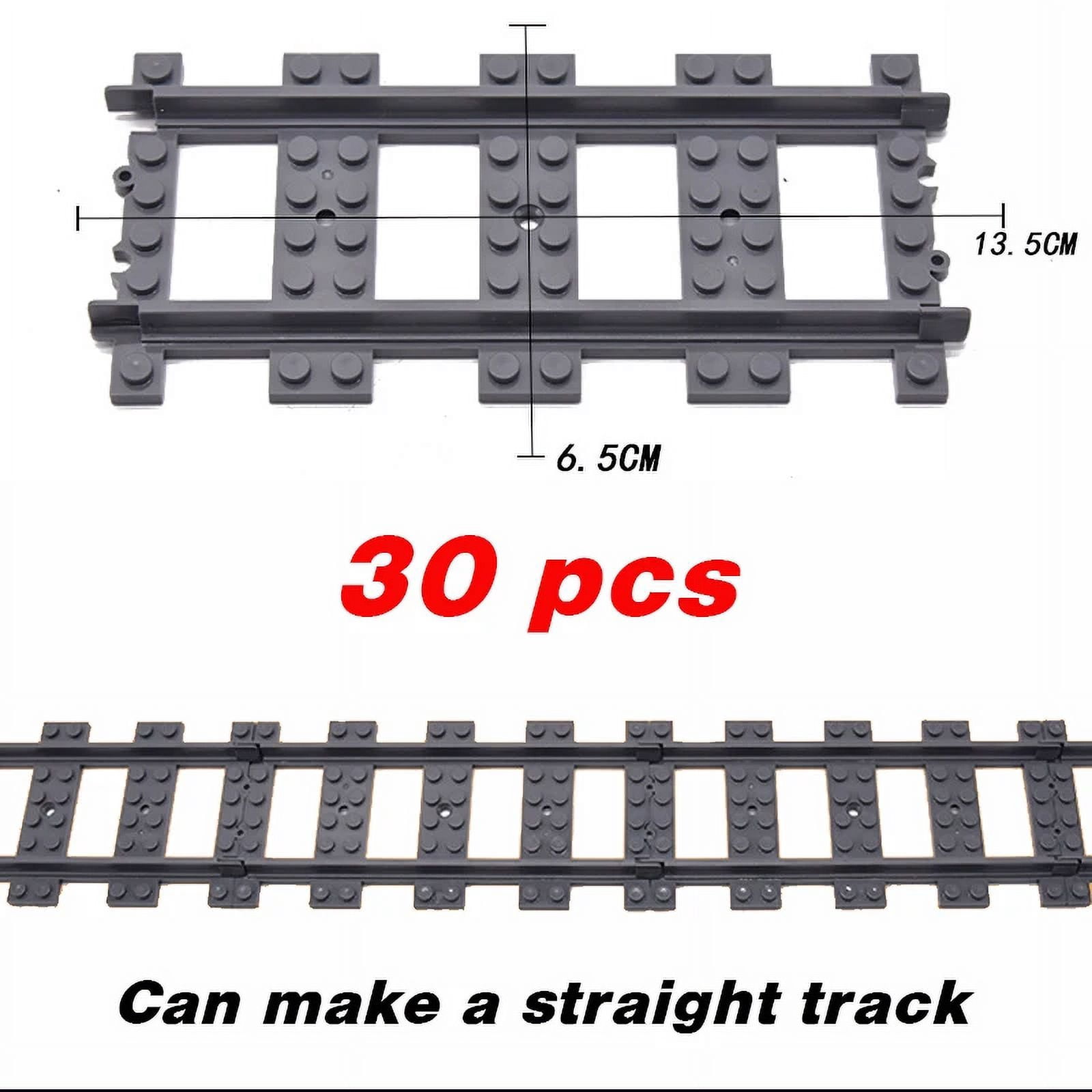 NEW City Trains Flexible Tracks Soft Straight Curved Rails Switch ...