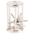 NEW Classic Puzzle High IQ Cage Star Tooth Metal Brain Teaser Magic ...