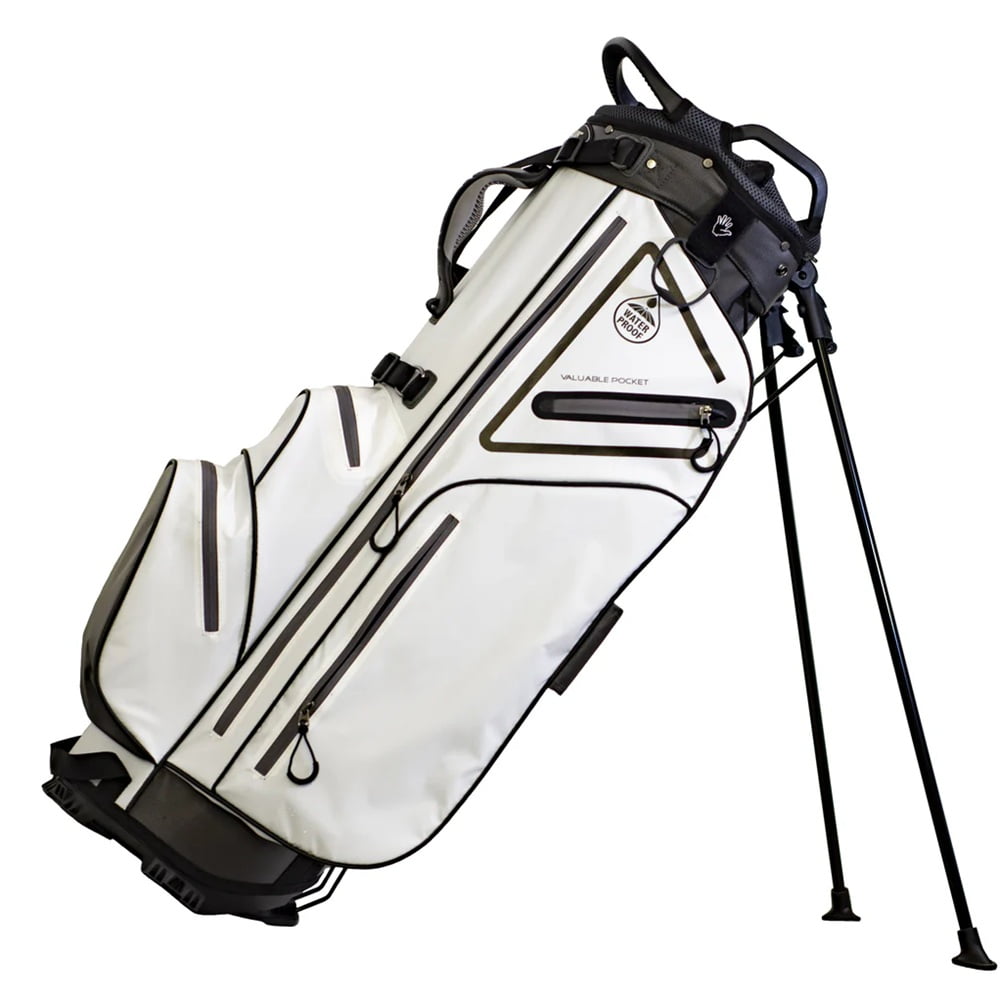 NEW Club Champ Waterproof Series Stand / Carry Golf Bag 7-Way - White ...