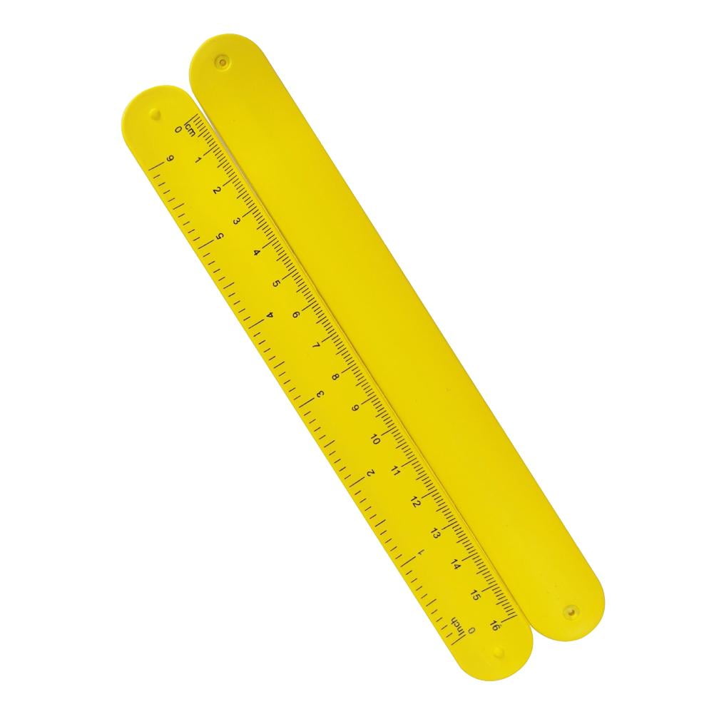 NEW Colorful Ruler with Inches Metric Scales Flexible For Students ...