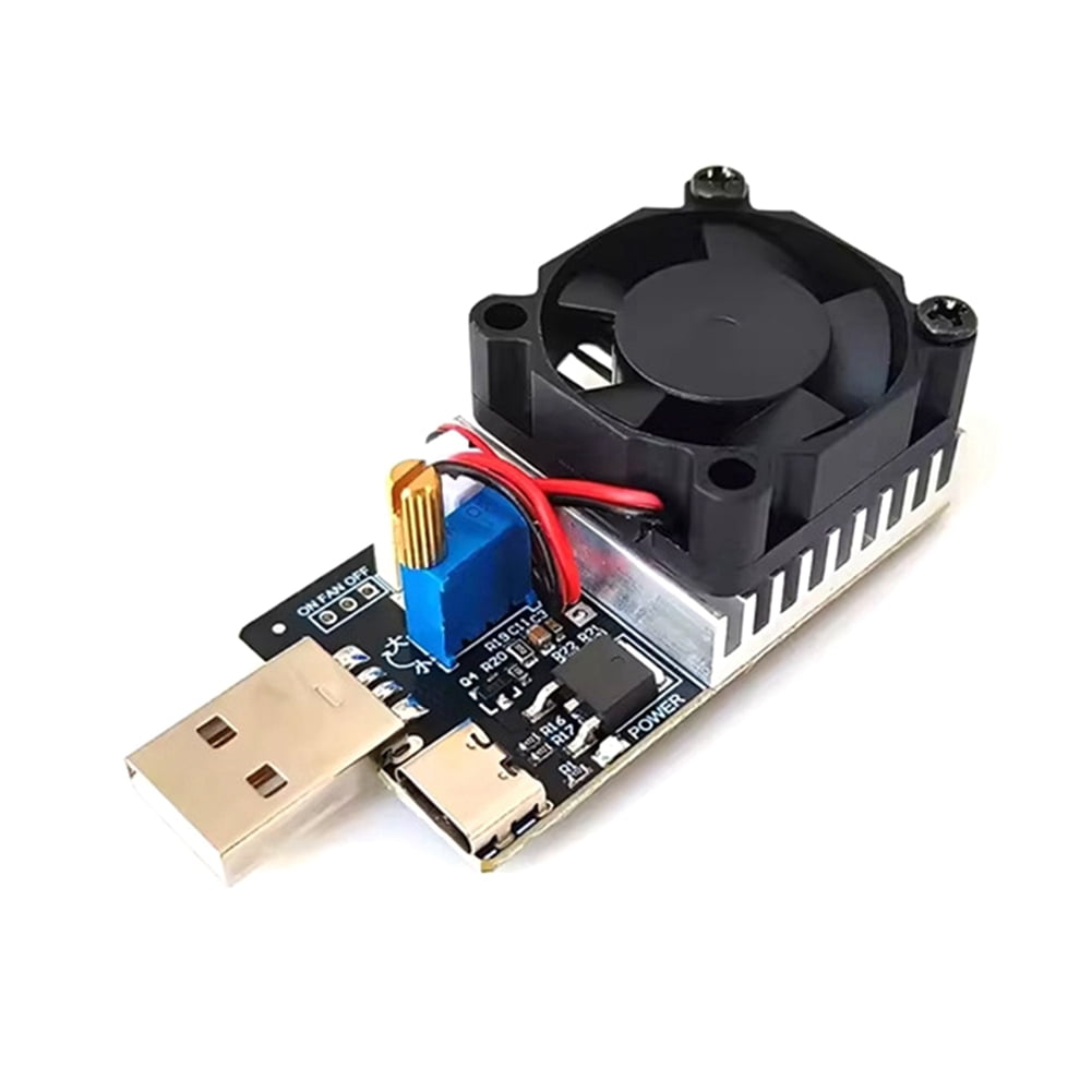 NEW DC 3.7-20V 3A 25W Load Tester Electronic Test Resistor Module USB ...