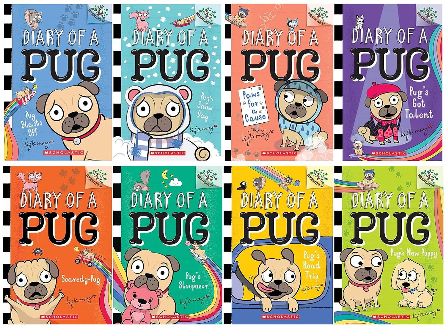 NEW! DIARY OF A PUG Series Complete 8 Books Collection - Walmart.com