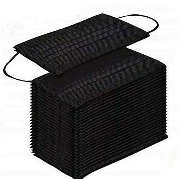 All Black Disposable Mask