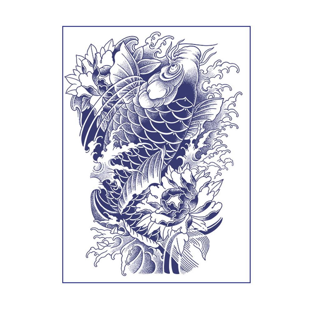 NEW-Disposable Tattoo Stickers Fade After 1 Week Temporary Tattoo ...