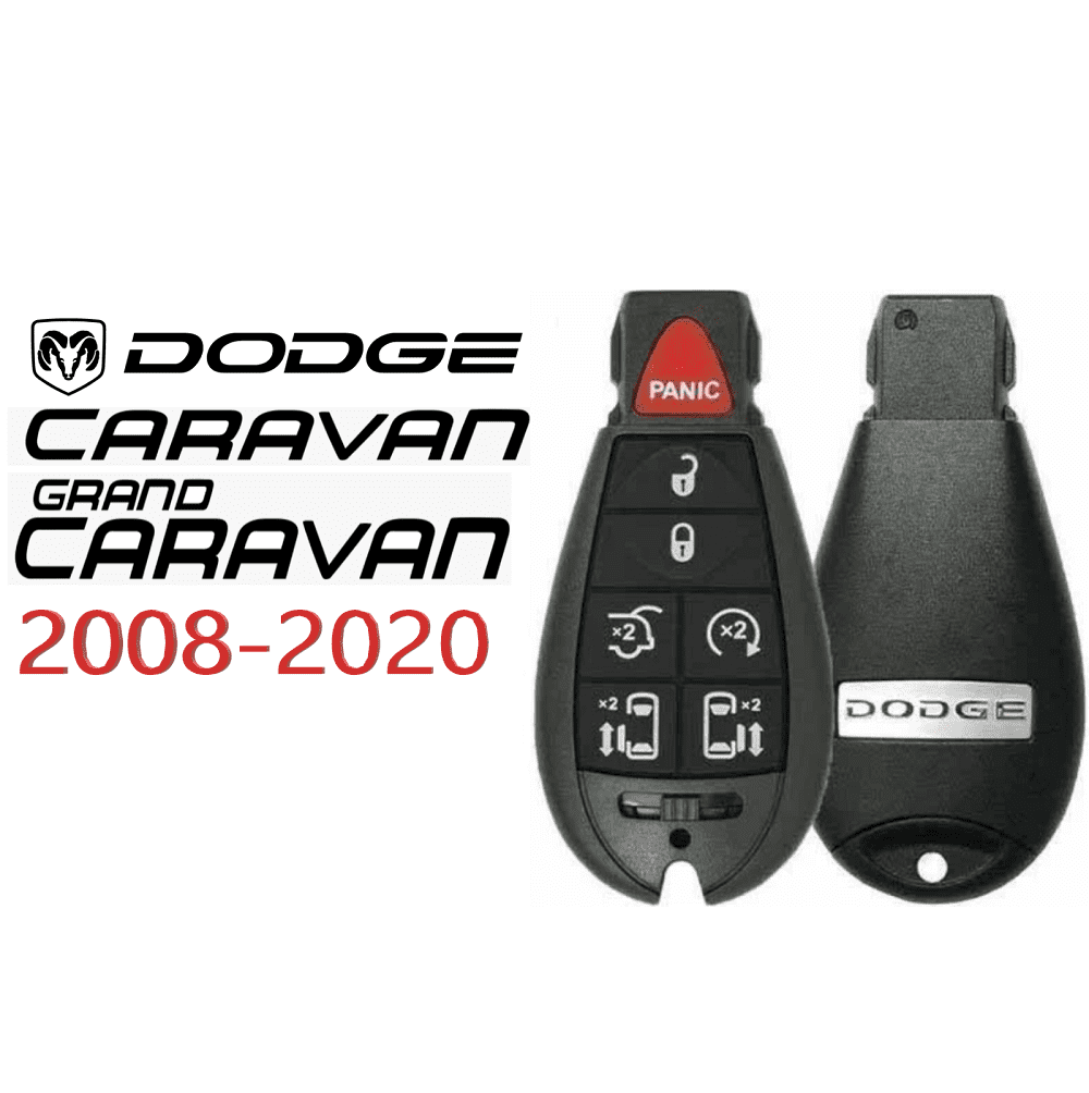 NEW Dodge Caravan Grand Caravan 2008-2020 Fobik Remote Key IYZ-C01C VLS ...