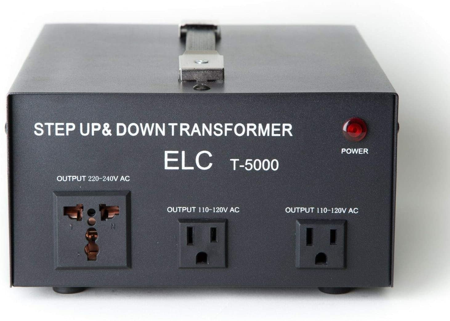 NEW ELC T-5000 5000 Watt Voltage Converter Transformer Step Up/Down ...