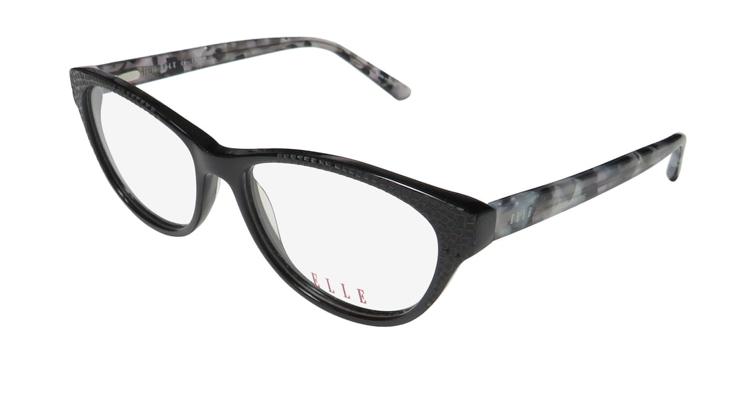 NEW ELLE 13415 WOMENS/LADIES CAT EYE FULL-RIM BLACK CAT EYE MODERN ...