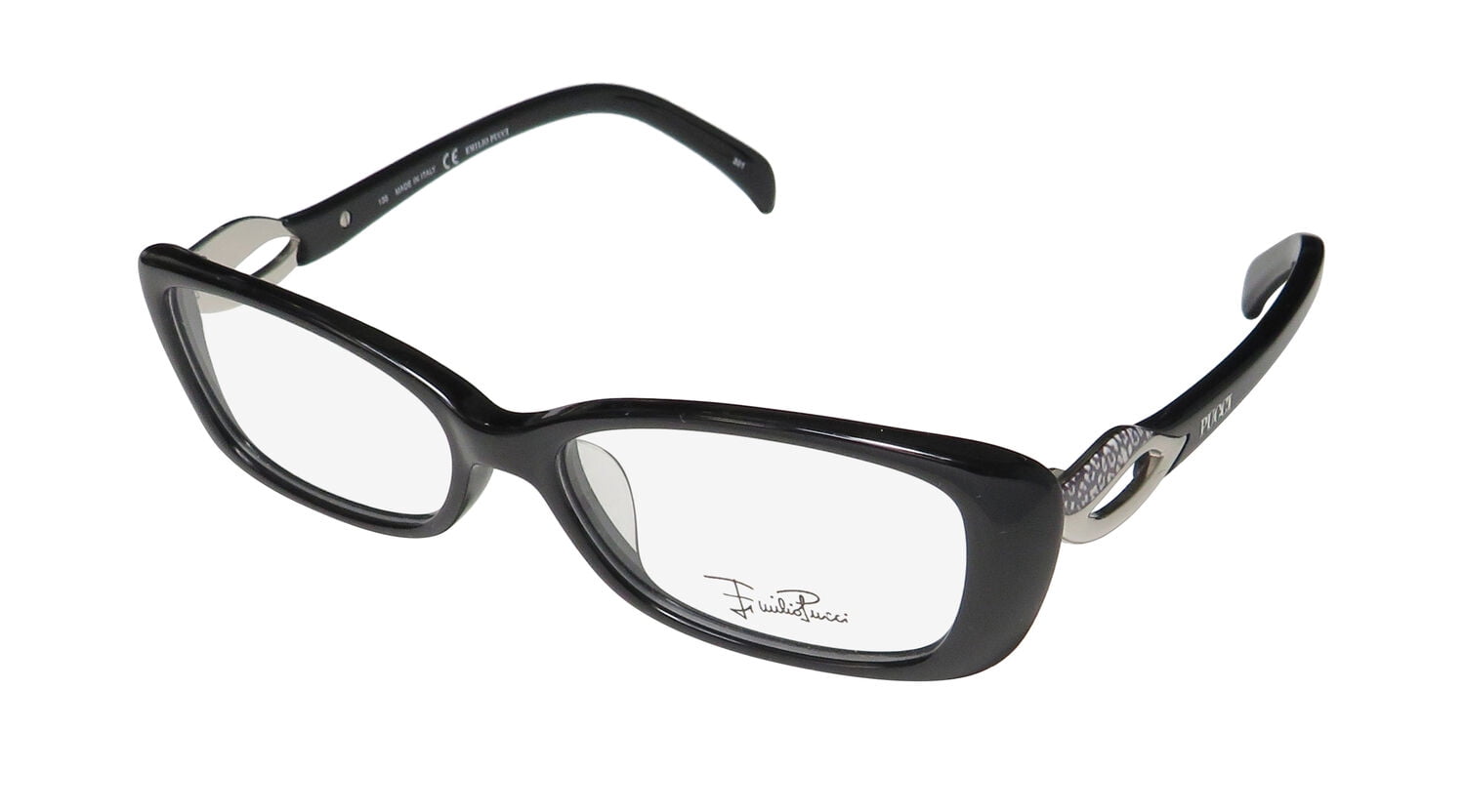 NEW EMILIO PUCCI 2683 WOMENS/LADIES DESIGNER FULL-RIM EBONY FRAME DEMO ...